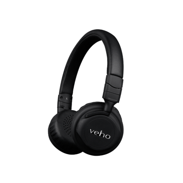 ZB6 On-Ear Wireless Headphones (Black) | veho