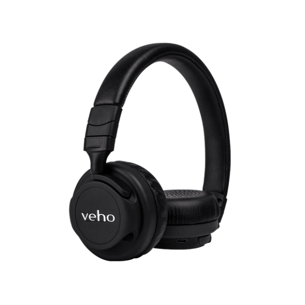 ZB5 On-Ear Wireless Bluetooth Headphones - Black | veho