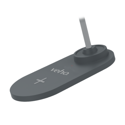 Veho UF-2 USB 3-in-1 Desktop Fan, Smartphone Charger & LED Lamp